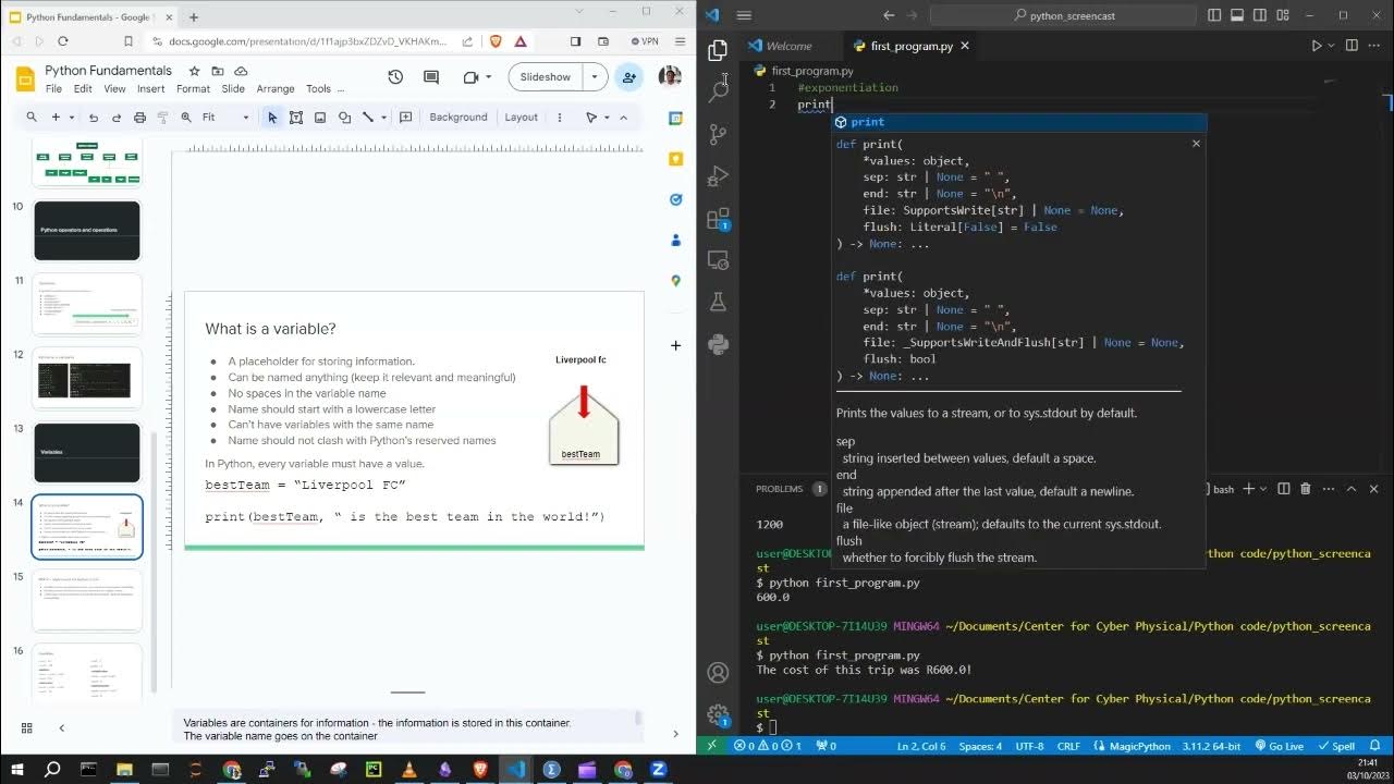 Python Fundamentals: Data Types, Variables, and Basic Operations - YouTube
