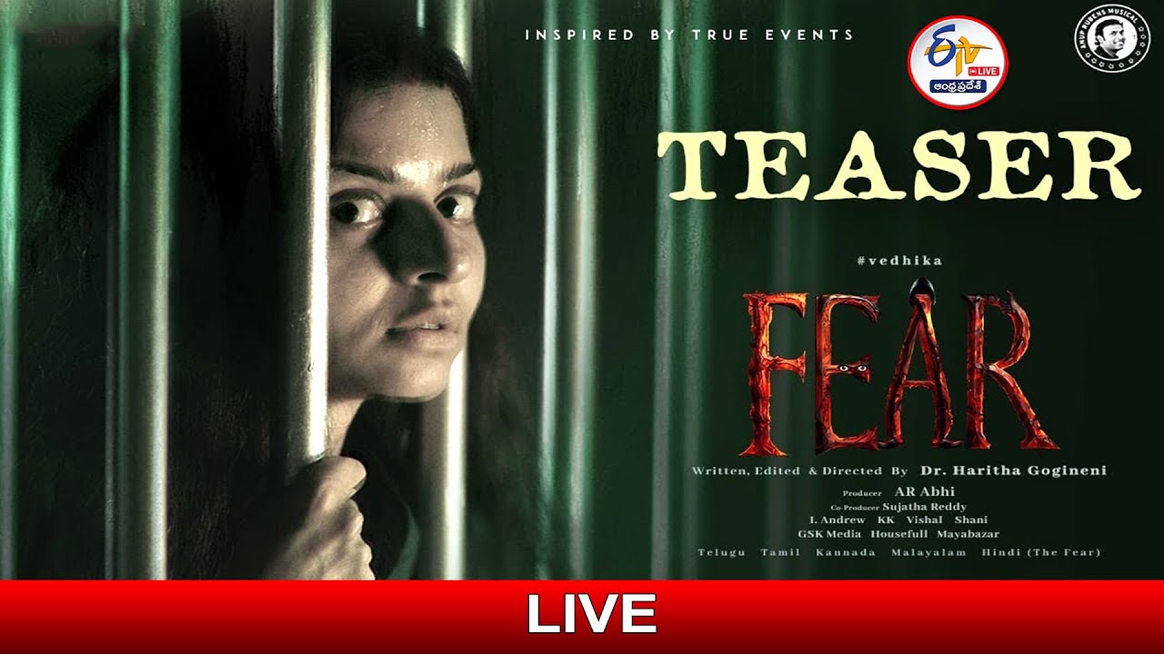 Fear Movie Teaser Launch | Vedhika | Haritha Gogineni | AR Abhi | Anup Rubens | Live - YouTube