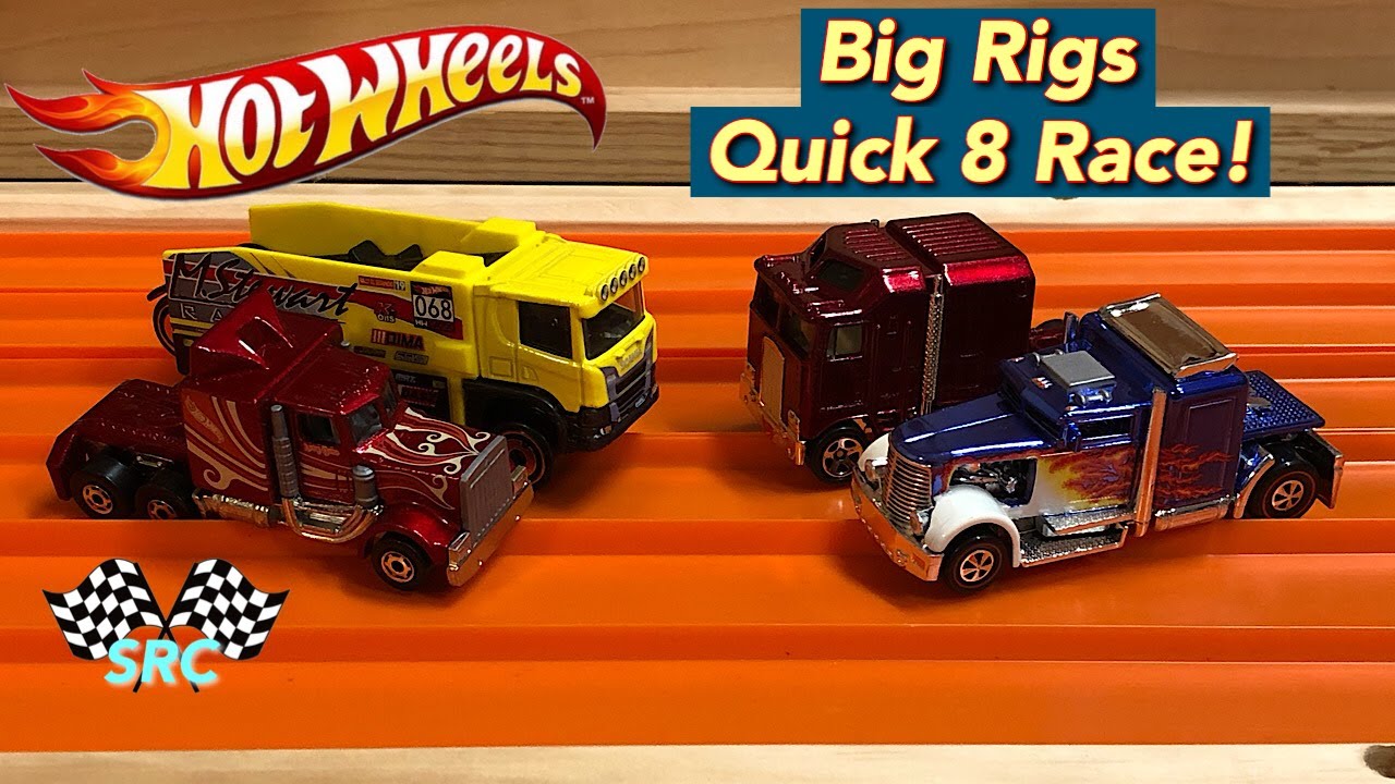 Race #7: Hot Wheels Big Rigs Quick 8 Race! - YouTube