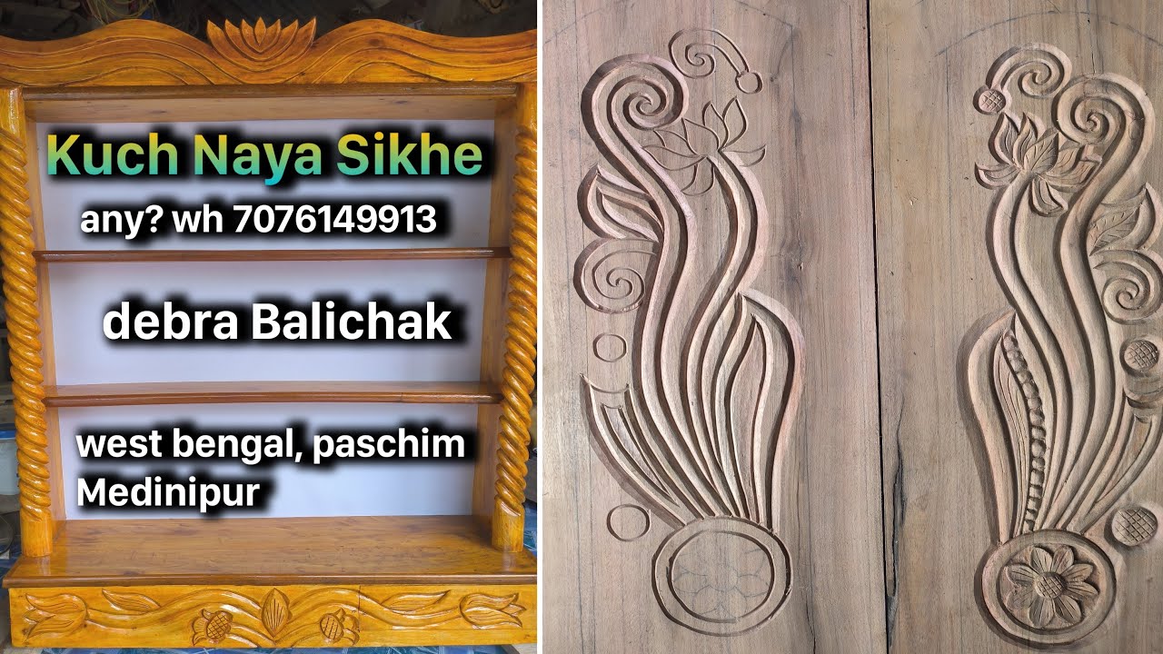 Wood Design Hand Making / Wooden Design Hand Drill Brush - YouTube