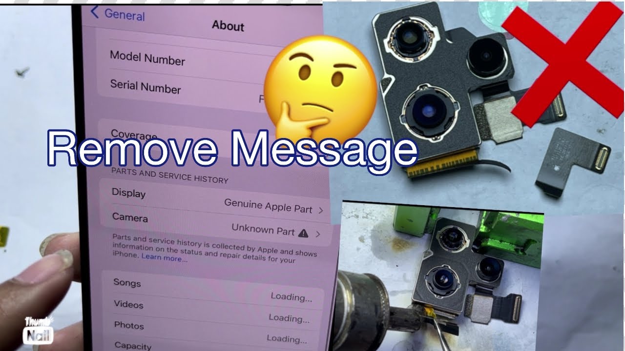 Mr iOS: Remove Message Camera with i2c Tool - 12-14 PM - YouTube