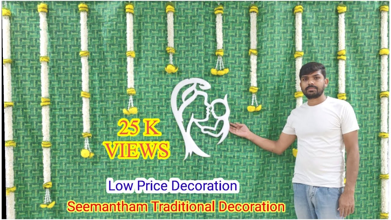 Seemantham Function Decoration | Part-1 #seemantham,#youtube,# ...