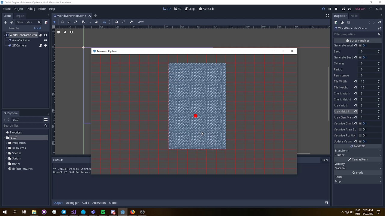 Godot 2D Infinite world generator 2 - YouTube