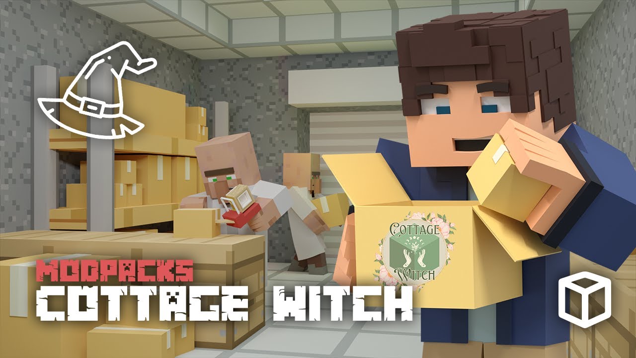 Cottage Witch #Minecraft Modpack: Magic, Quests & Cozy Builds - YouTube