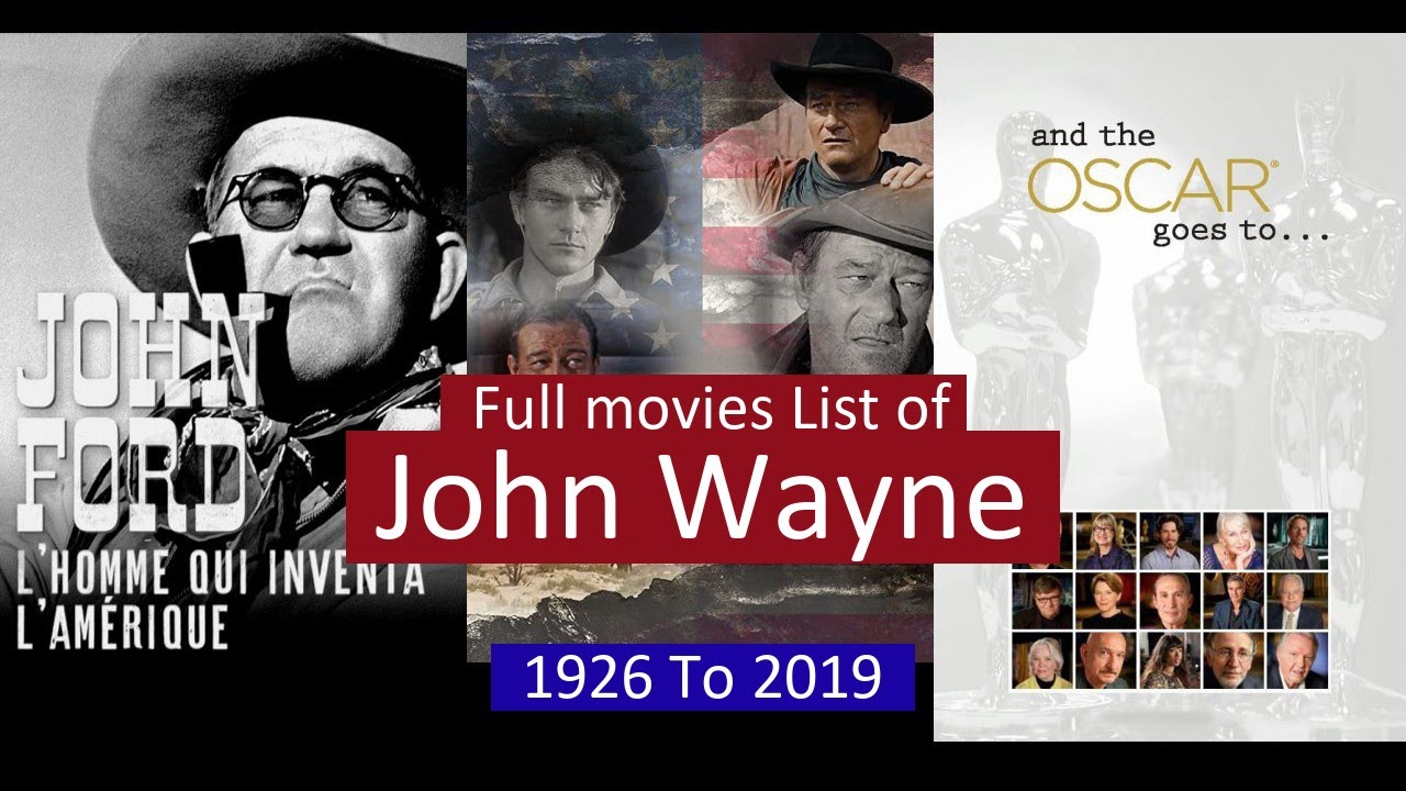 John Wayne Full Movies List | All Movies of John Wayne - YouTube