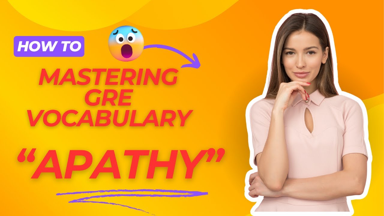 Apathy Master GRE Vocabulary - YouTube