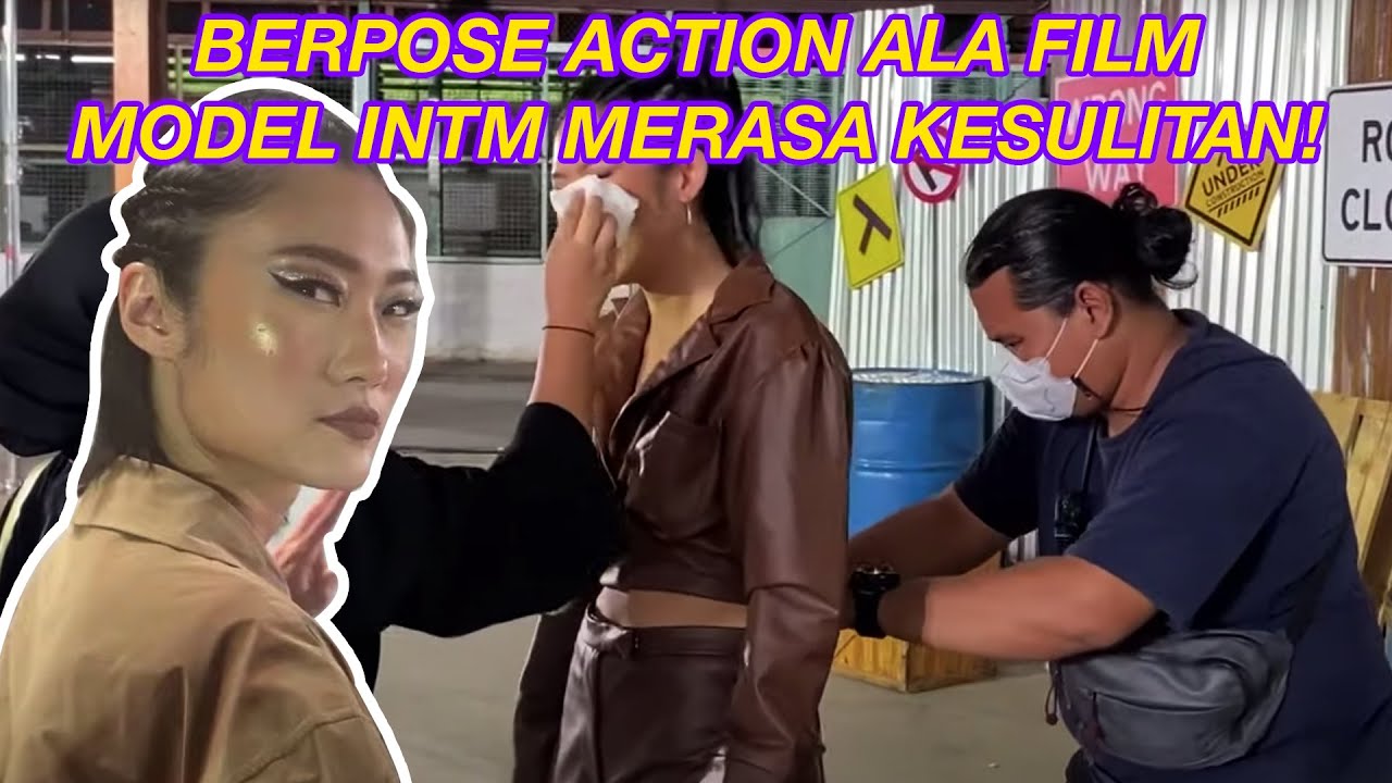 CHALLENGE MAJOR BERMAIN API, PARA MODEL INTM BIKIN POSTER FILM ACTION ...