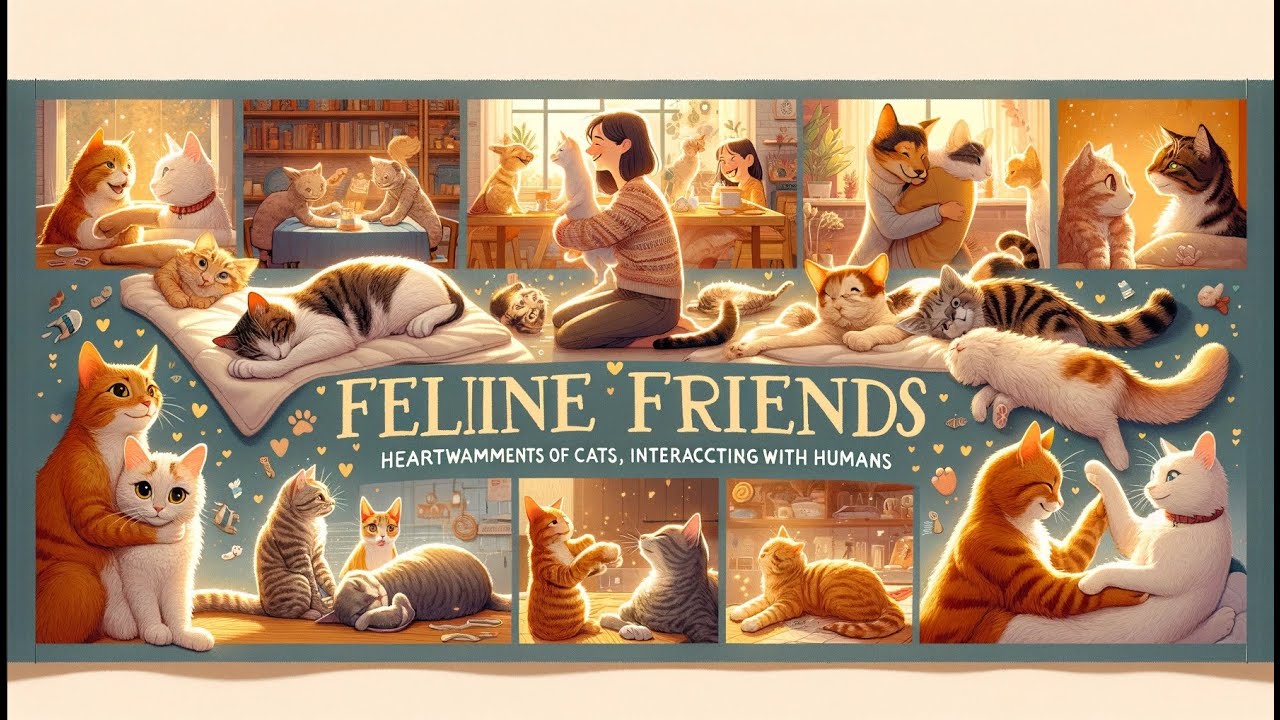 Feline Friends: Heartwarming Moments of Cats Interacting with Humans ...