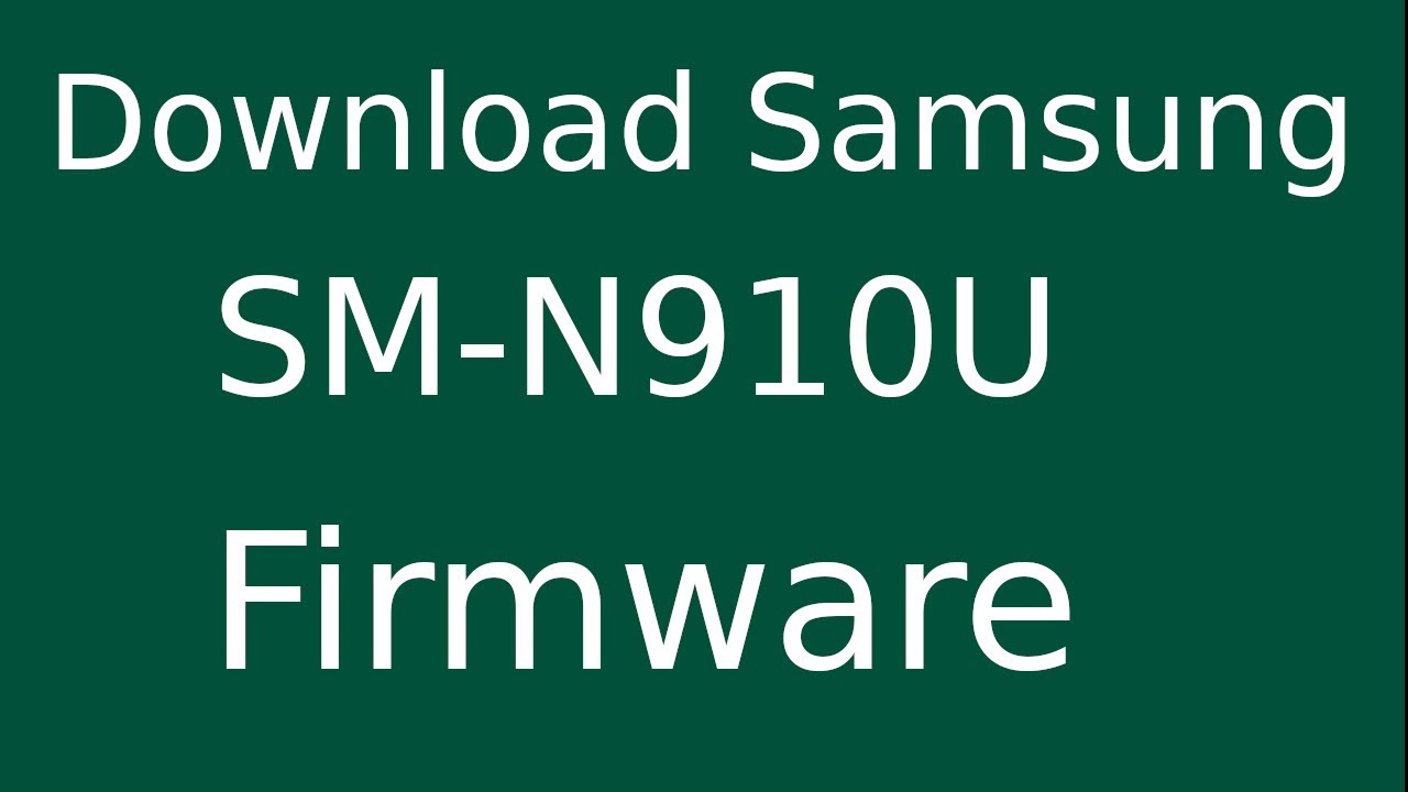 How To Download Samsung GALAXY Note4 SM-N910U Stock Firmware (Flash ...