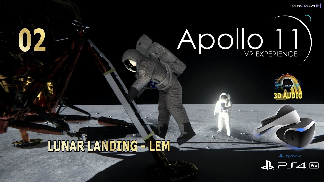 02 PS VR Apollo 11 VR - Lunar Landing - PS4 Pro - Español ★Gameplay ...
