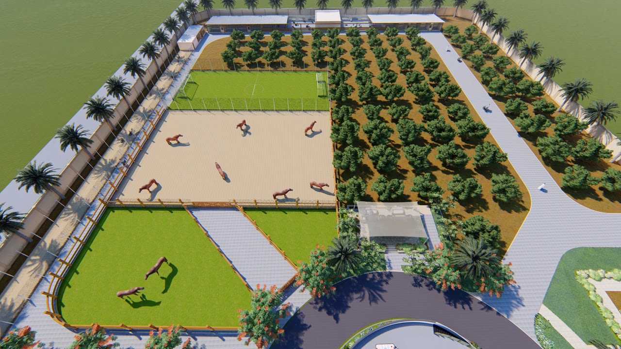 Private Farm Landscape Design, Oman - YouTube