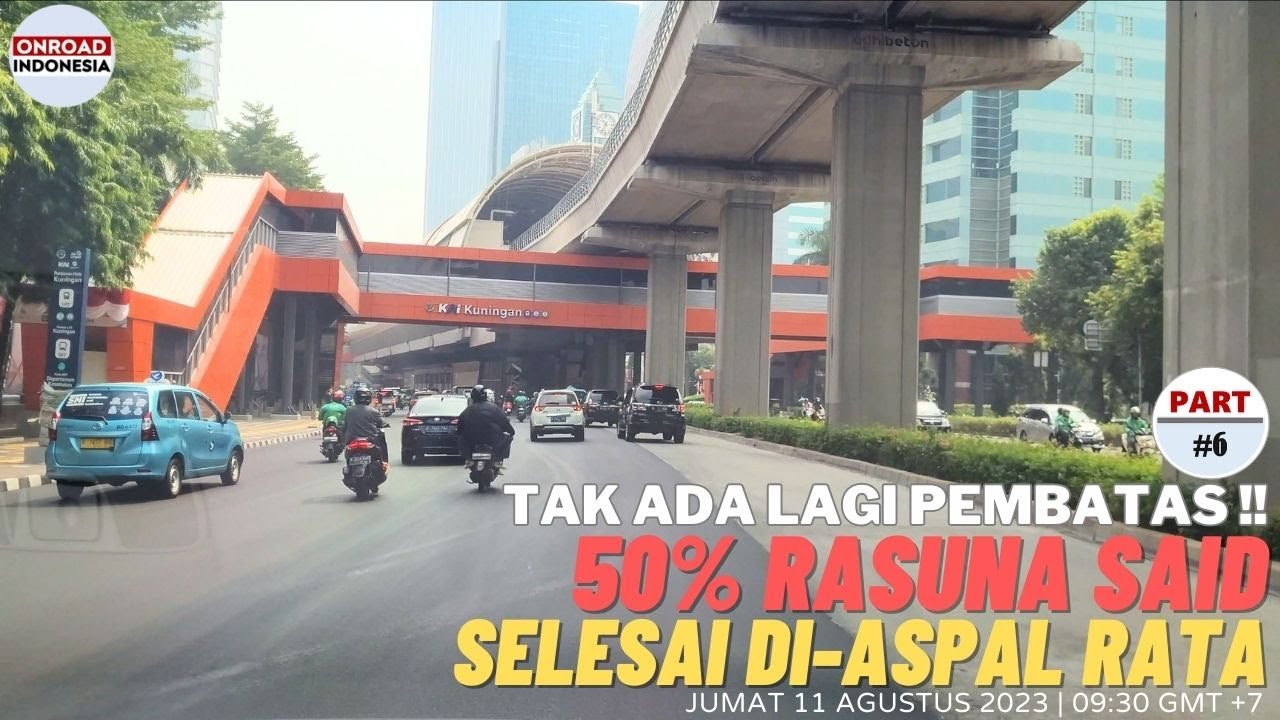Sudah Selesai 50% !! SETENGAH JALAN HR RASUNA SAID Sudah LEBAR ...