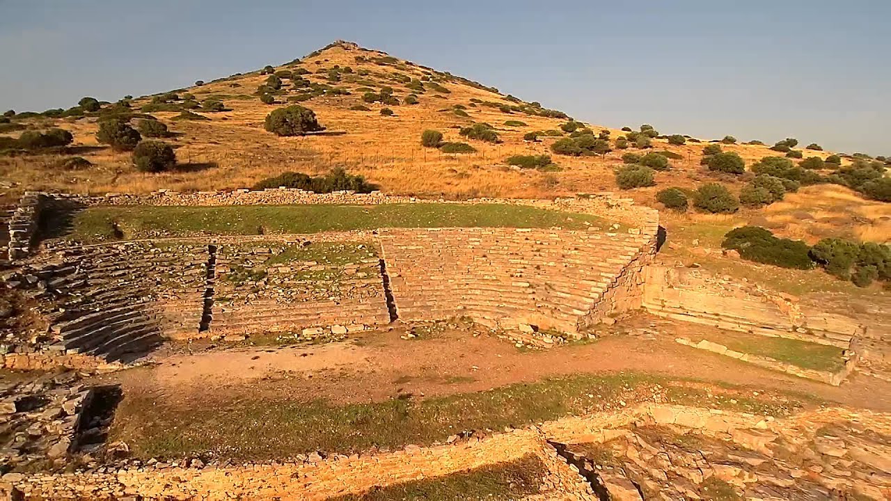 Αρχαιο θεατρο Θορικου - YouTube