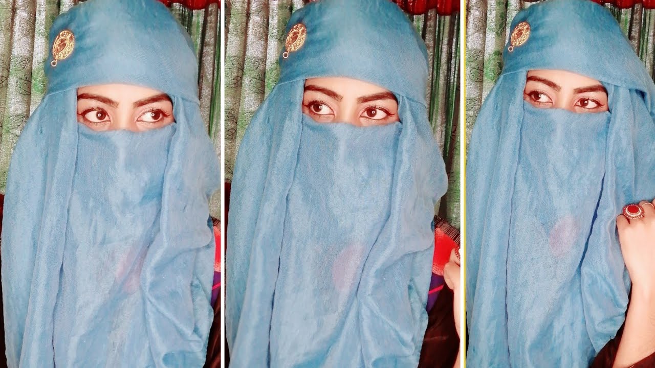 Arabian New Style Hijab Tutorial | Borkha Lover Hijab Beauty | Modern ...