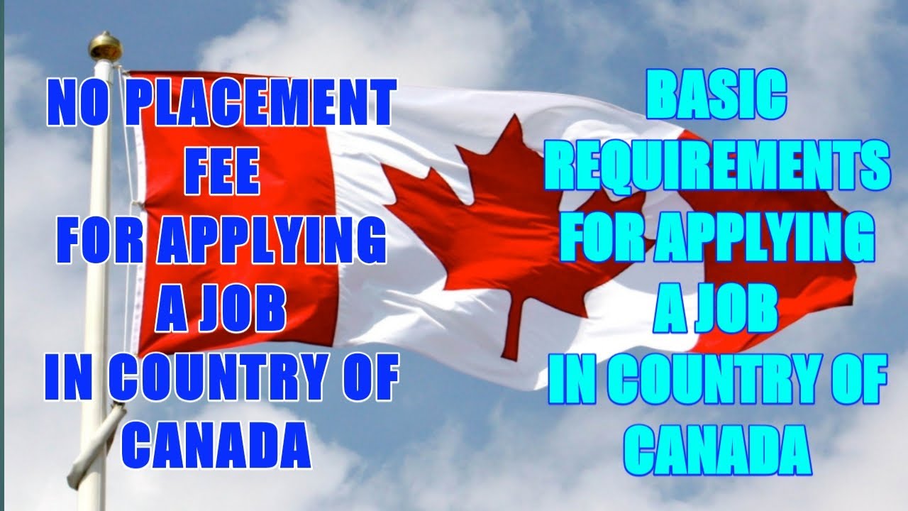 BASIC REQUIREMENTS FOR APPLYING A JOB IN CANADA - YouTube