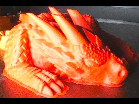 3D printing time lapse - Bambu Lab P1S - Sleeping Dragon in just 10 ...