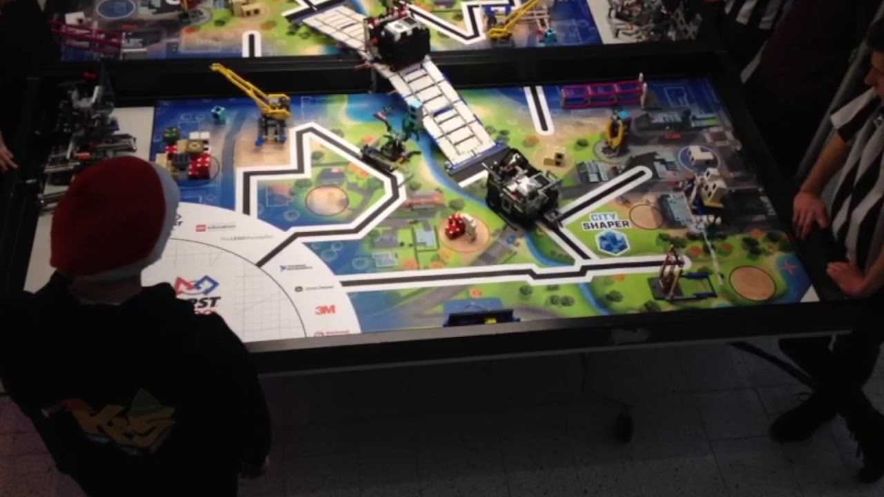 FLL Bridge Fight - City Shaper 2019 - Regio Heidelberg - YouTube