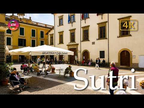 Sutri (Lazio), Italy【Walking Tour】4K