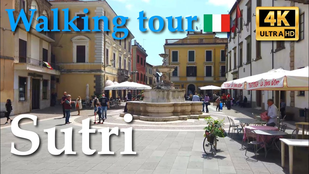 Sutri (Lazio), Italy【Walking Tour】4K - YouTube