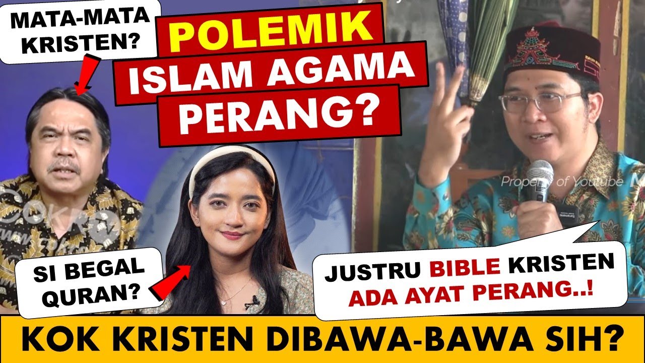 🔴 Ade Armando Kumaila Hakimah dibantah Ipung Atria, Bible Kristen ...