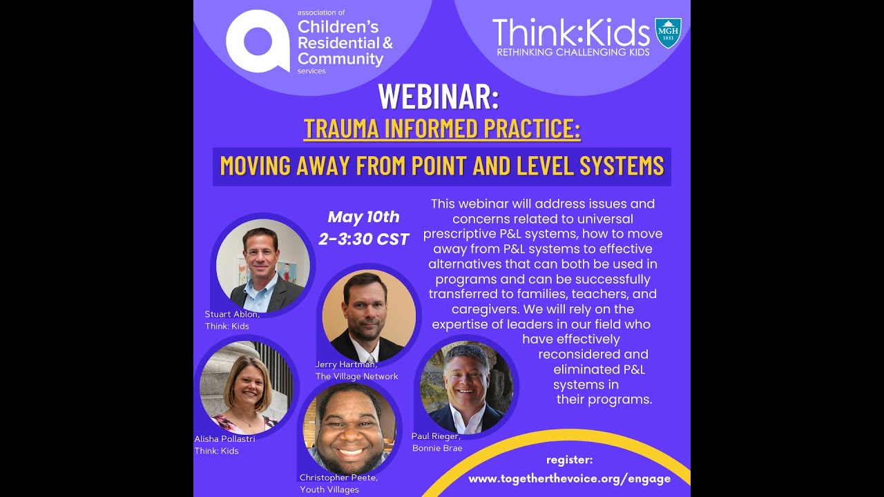 Moving Away from Point and Level Systems in Residential Care - YouTube