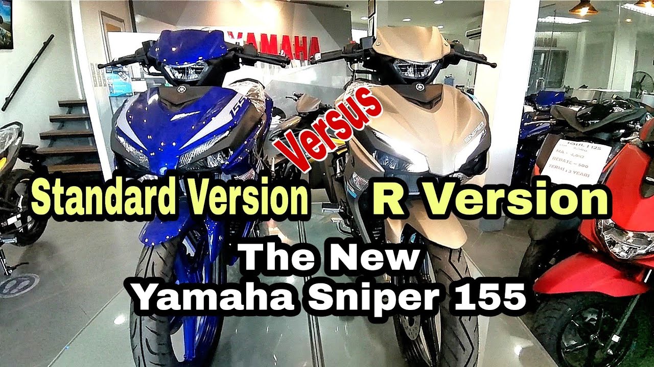 The New Yamaha Sniper 155 | Standard versus R Version | All Color ...