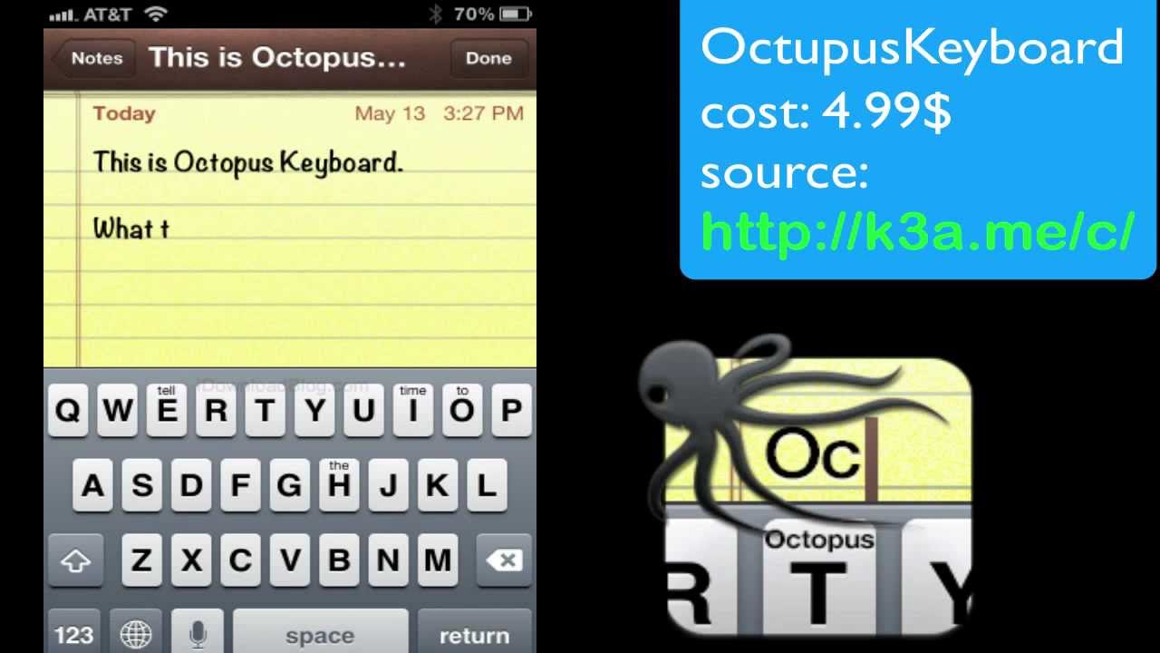Octopus Keyboard - SUPER cool cydia tweaks that give you a new keyboard ...