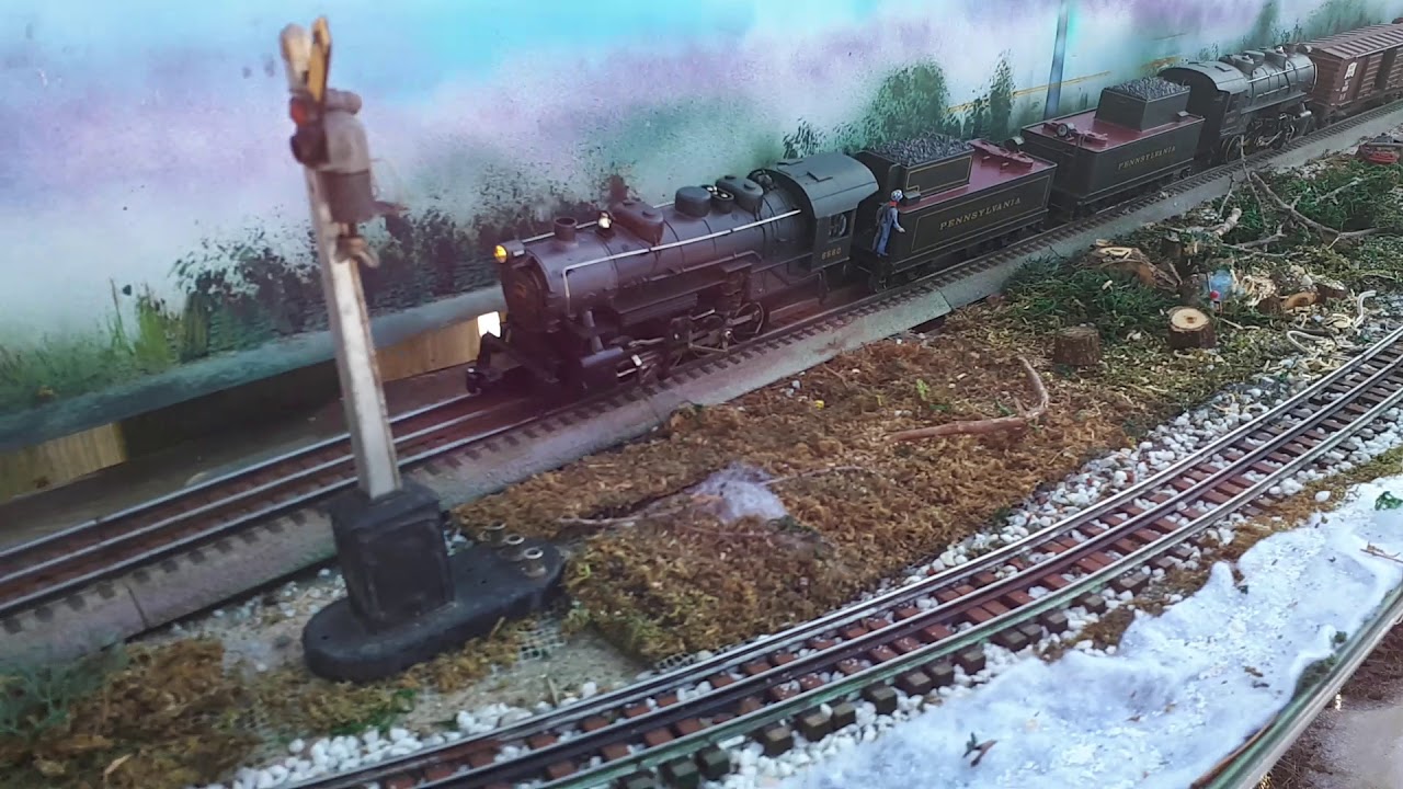 0 8 0 ,s hauling new rolling stock in O gauge... - YouTube