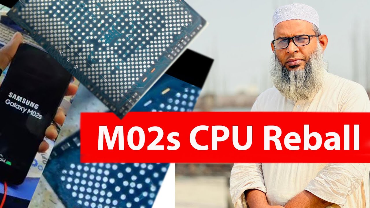 Samsung M02s CPU Reball | M02s Dead Solution | M02s CPU Problem Fix | M02s CPU Reballing 100 ...