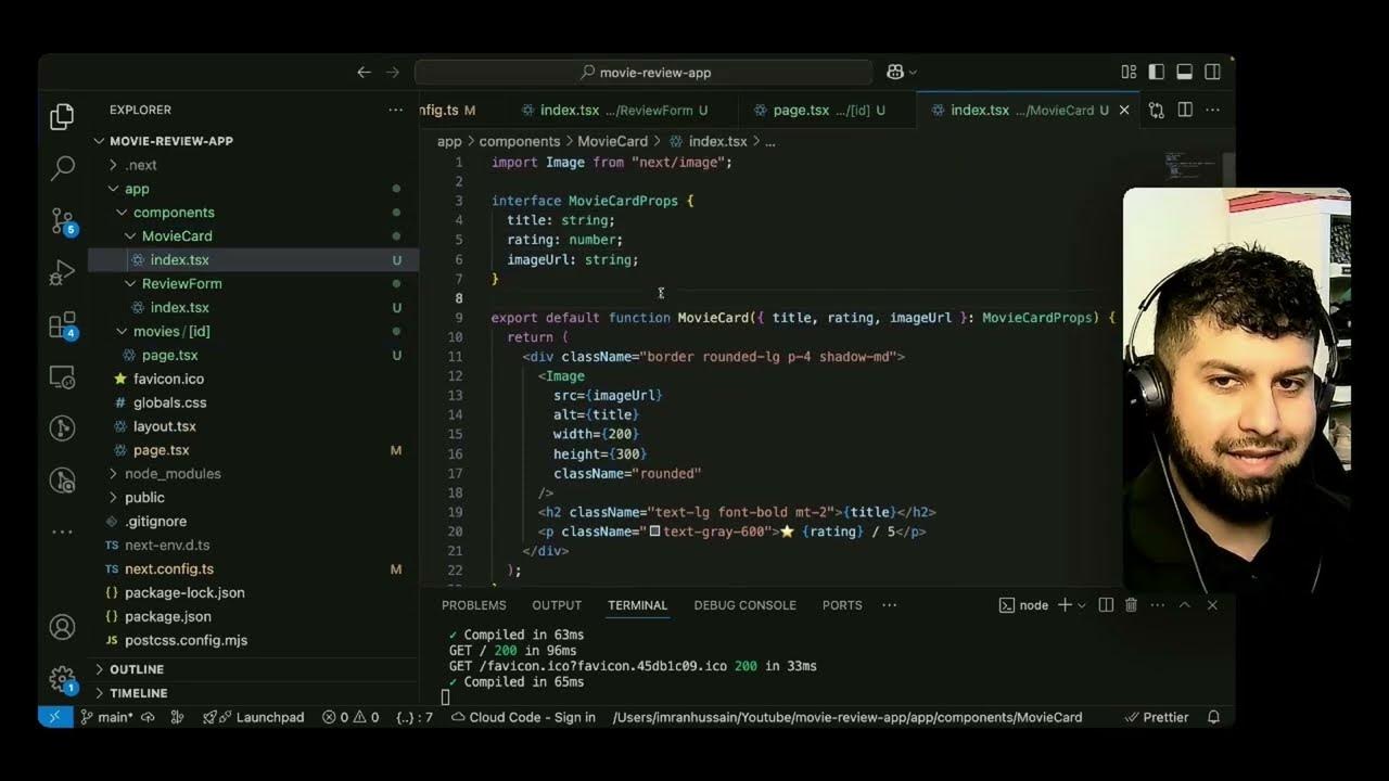 2. Build a Movie Review App with React – Project Setup - YouTube