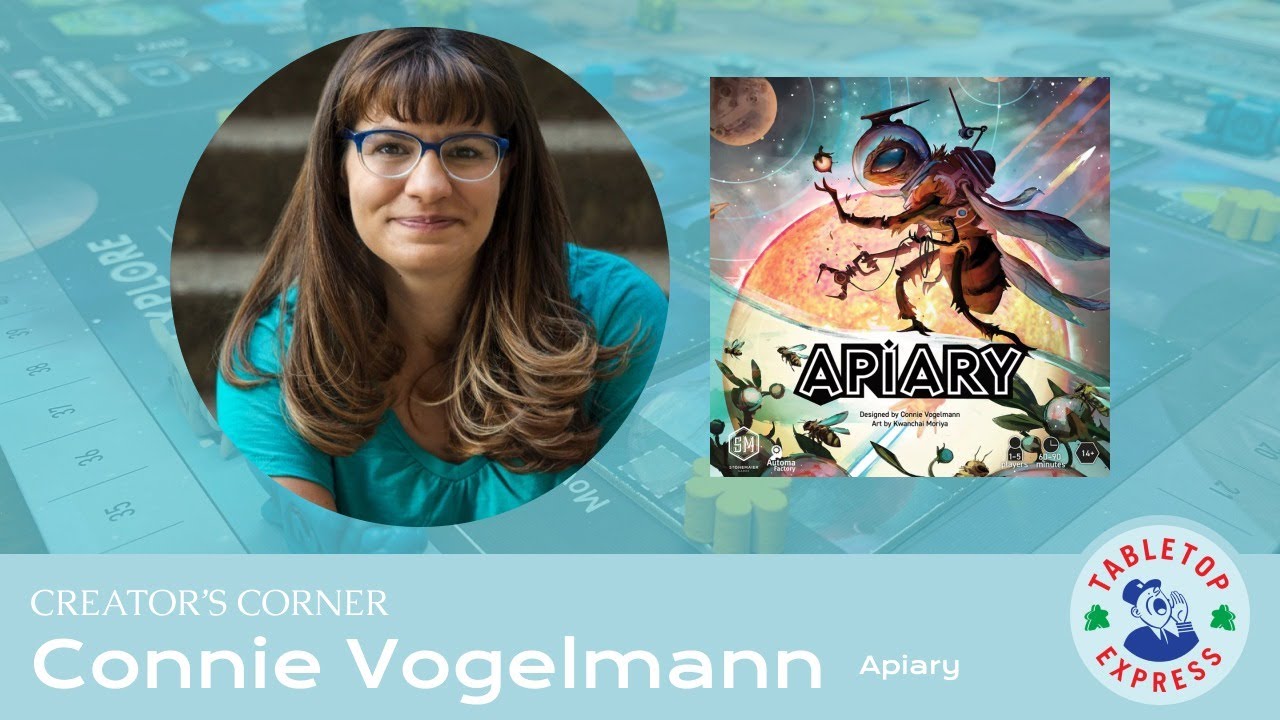 Interview with Board Game Designer Connie Vogelmann (Apiary) - YouTube