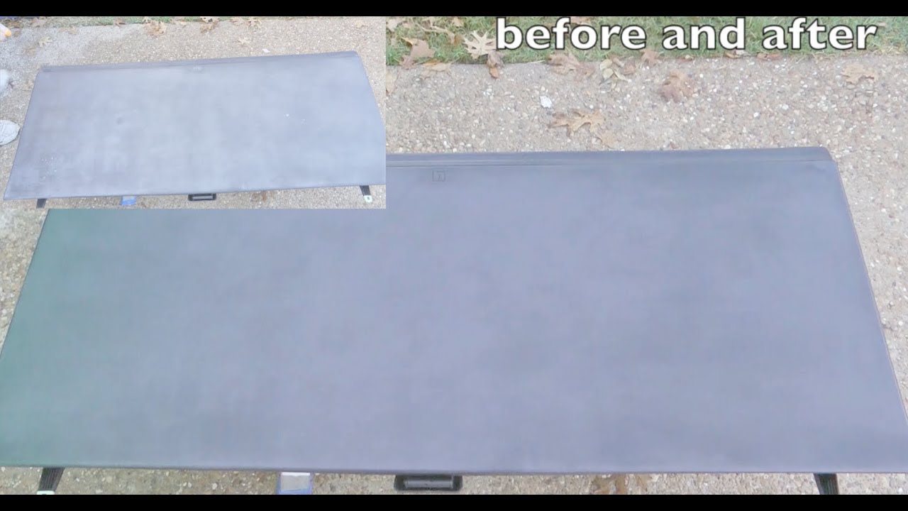 Chevy Avalanche tonneau and cladding restoration - YouTube