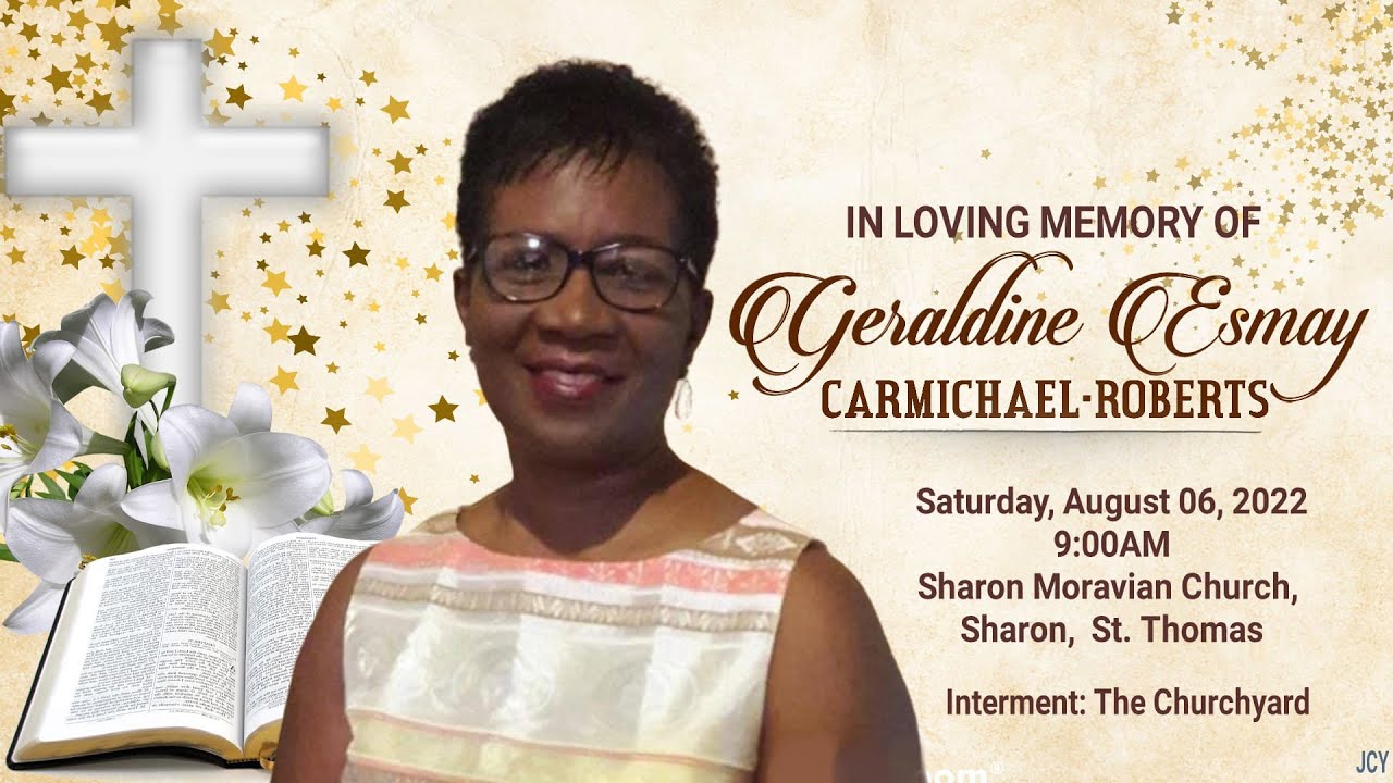 A Service of Thanksgiving for the Life of Geraldine Carmichael-Roberts ...