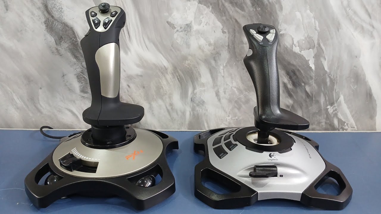 Review: PXN 2113 Pro e Comparativo Logitech Extreme 3d Pro - YouTube