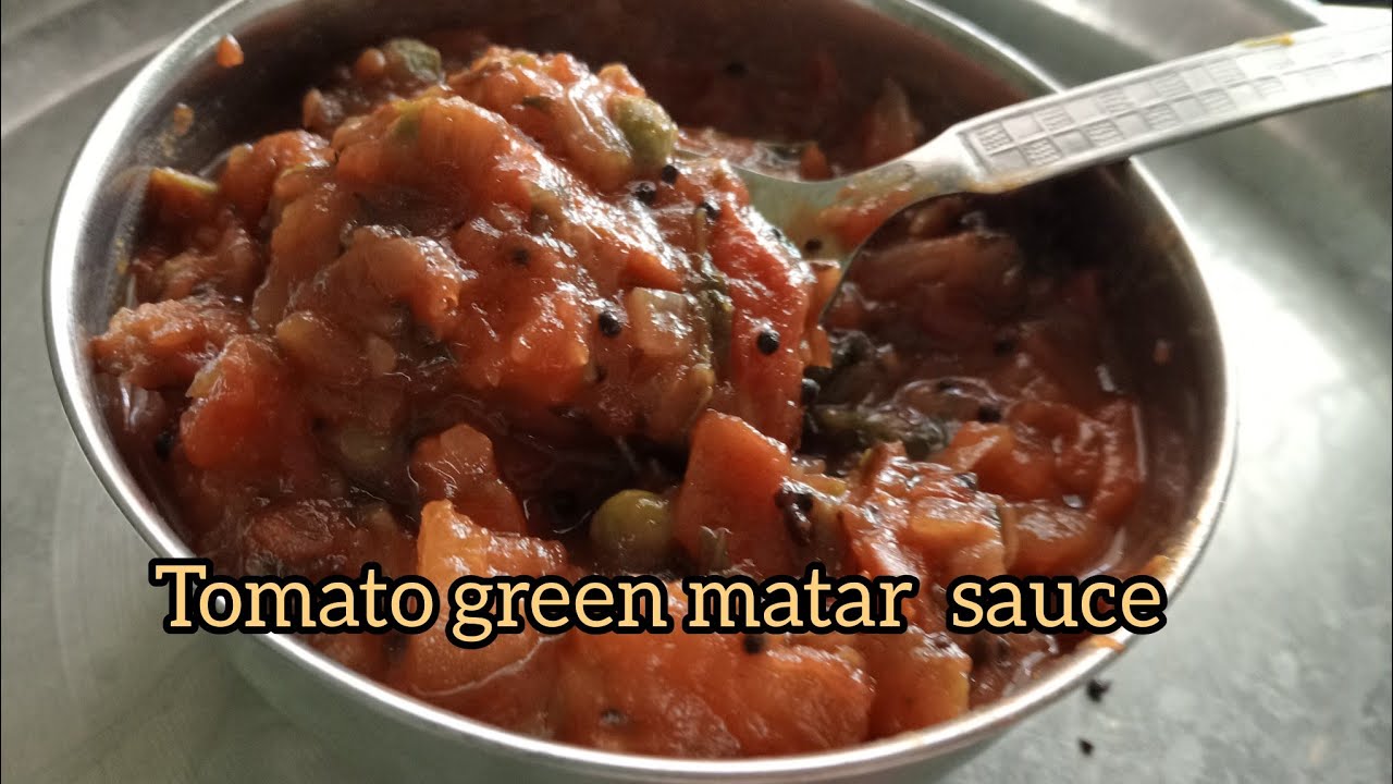 tamatar matar ki chatni #Tomato green matar sauce #🍅🍅🍅🍅🍅🥰🥰🥰🥰15 March ...