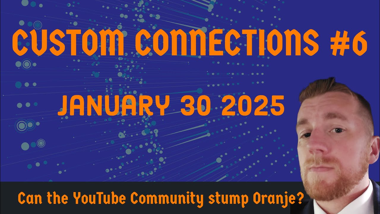 Oranje reflects on his own puzzle for January 30 Custom Connections ...