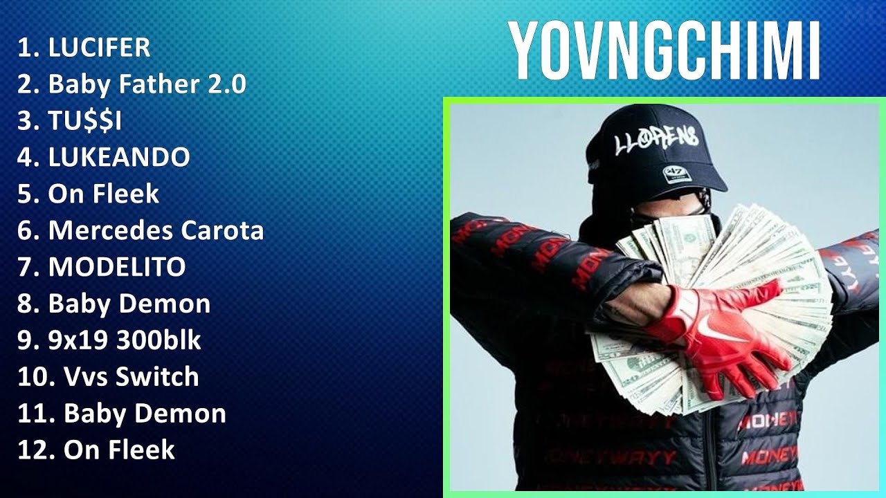 YOVNGCHIMI 2024 MIX Nuevas Canciones - LUCIFER, Baby Father 2.0, TU$$I ...