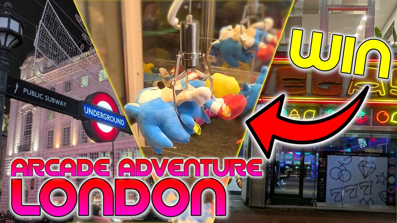 PLAYING CLAW MACHINES AND ARCADE GAMES IN LONDON ENGLAND | UK Claw ...