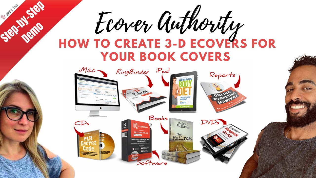 Ecover Creation: Make 3-D Ecovers from Your Book Covers - YouTube
