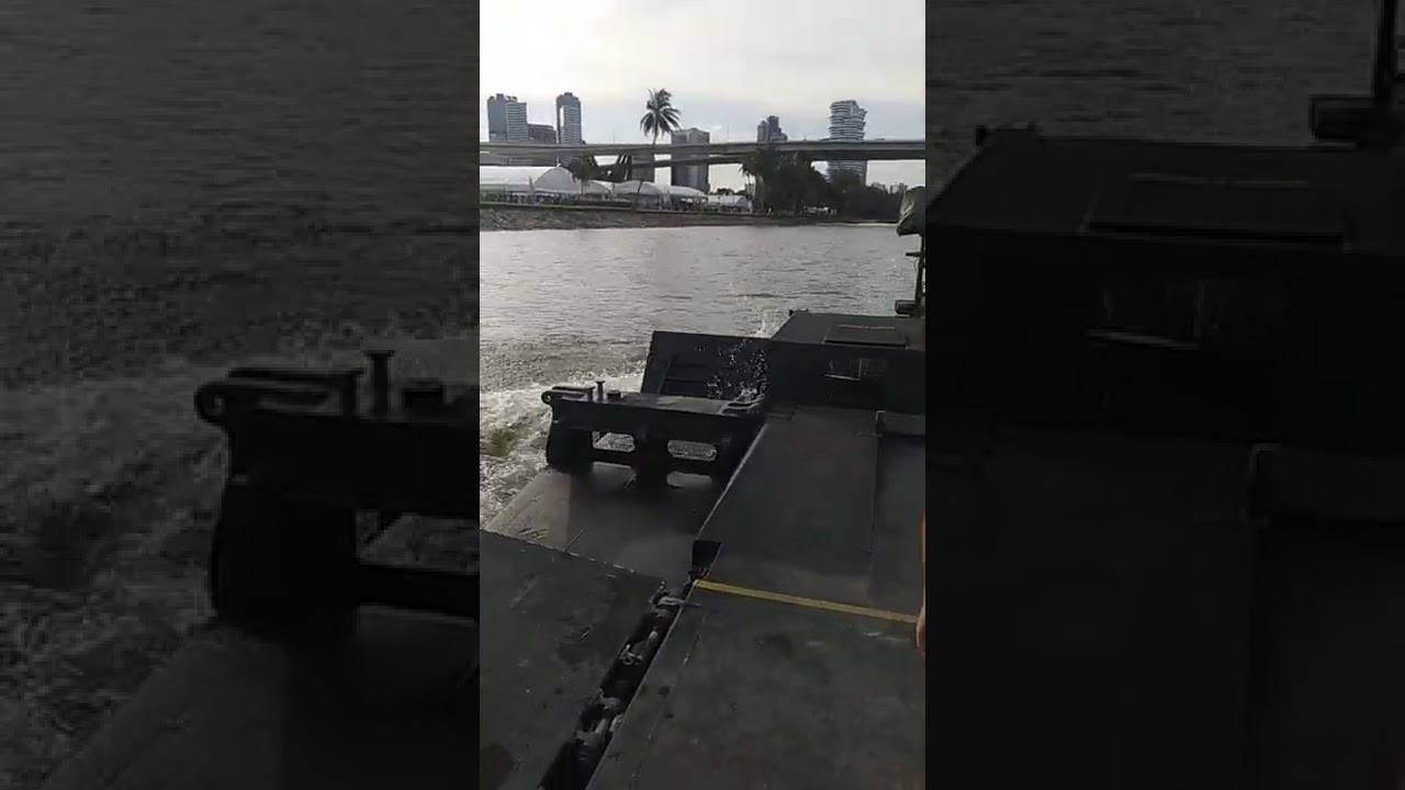 onboard the M3G raft during Army Open House 2022 #may282022 #day01of03 ...