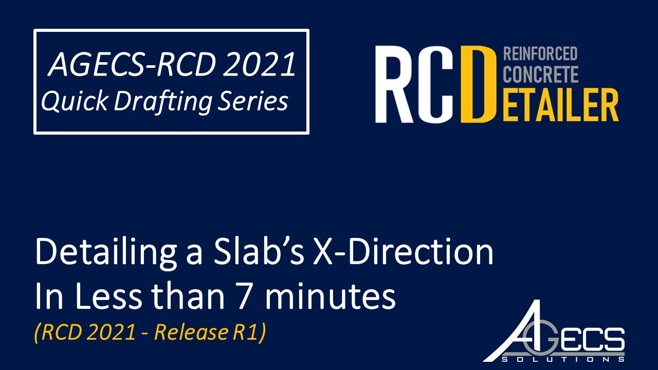 AGECS_RCD 2021 Quick Slab Reinforcement in less than 7 minutes - YouTube