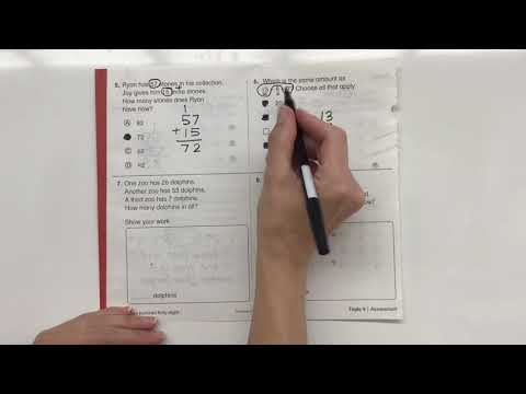 2nd grade math topic 4 assessment - YouTube