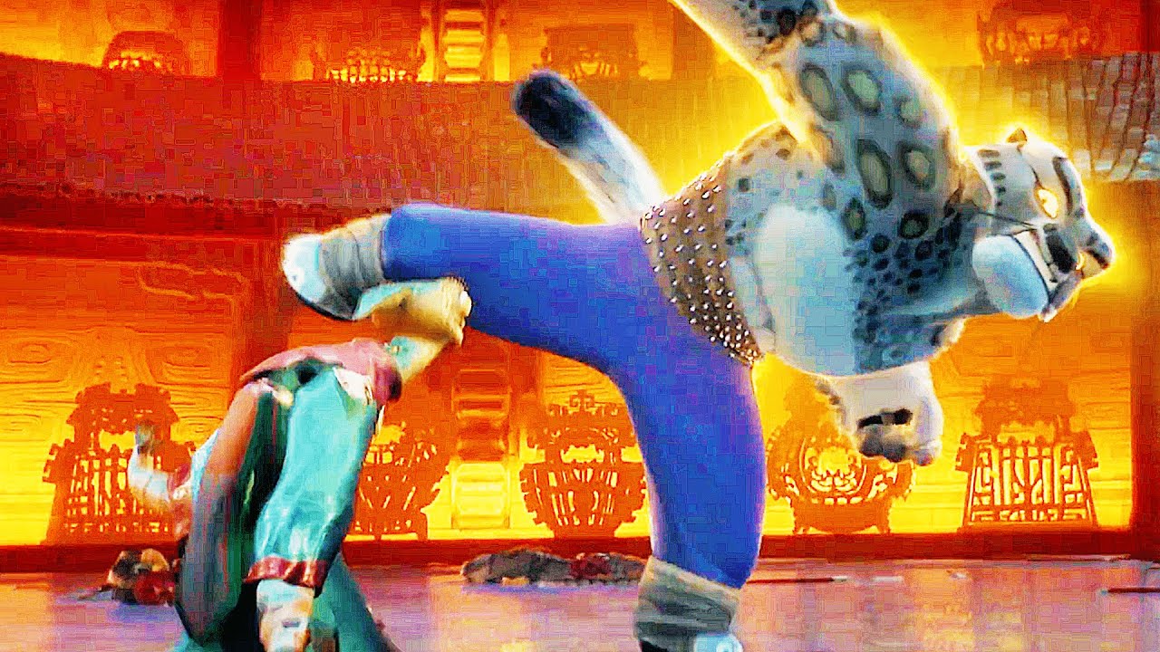 KUNG FU PANDA 4 "Chameleon Vs Tai Lung Fight Scene" Trailer (NEW 2024 ...
