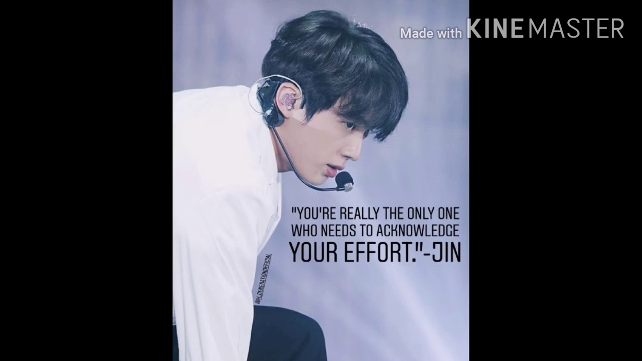 Bts inspirational quotes and thoughts - YouTube
