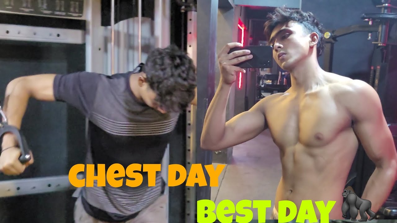 vlog 6 chest day best day ll full chest Workout 🥰ll - YouTube