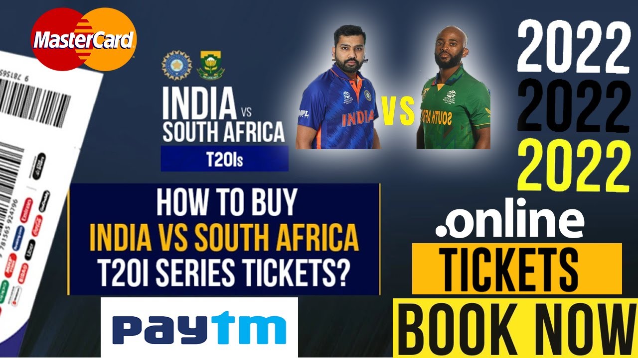 How To Book India vs South Africa 50-50 Match Online Tickets || India ...