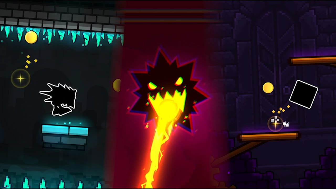 Geometry Dash 2.2 "THE TOWER" 100% COMPLETION | 4 LEVELS ALL COINS ...