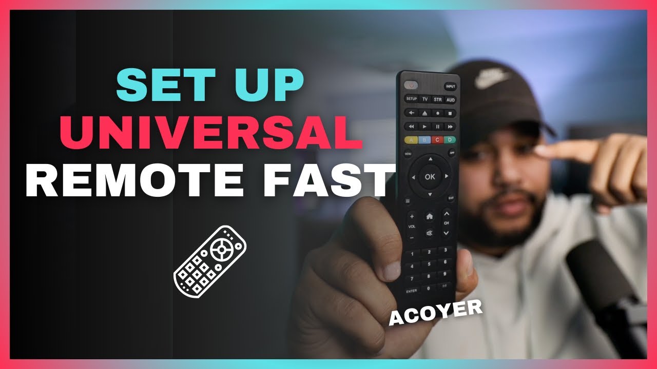 How to Program 'Acoyer' or Generic Universal Remote [Step-by-Step ...