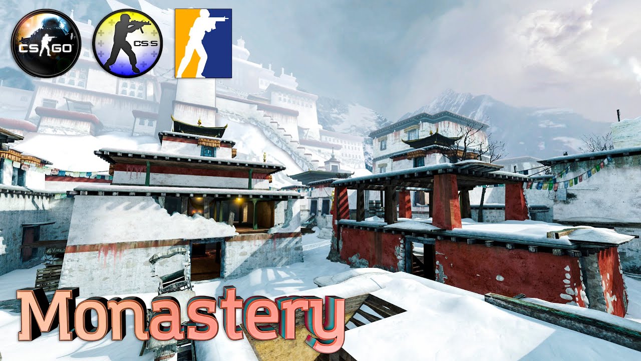 Monastery (ar_monastery) for CS:GO, CS 2 & gg_tibet for CS:S v92 - YouTube