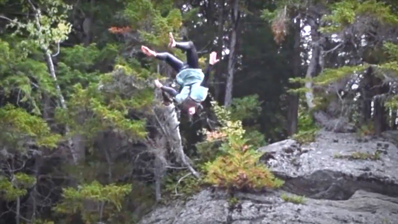 TRIPLE FLIP OFF 60 FOOT CLIFF - YouTube